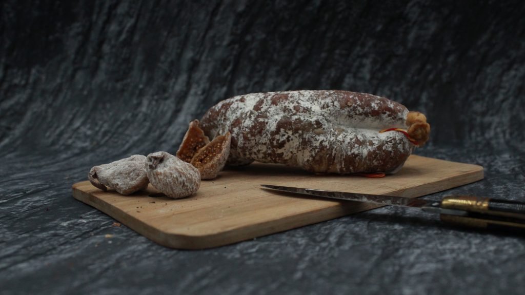 Saucisson pur porc - aux Figues - Au cochon sans frontière