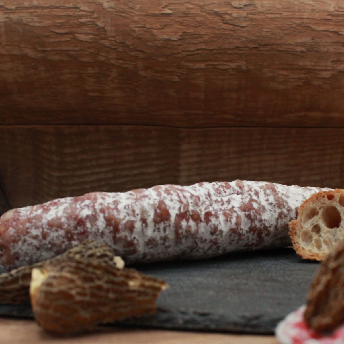 Saucisson pur porc - Basilic - Au cochon sans frontière